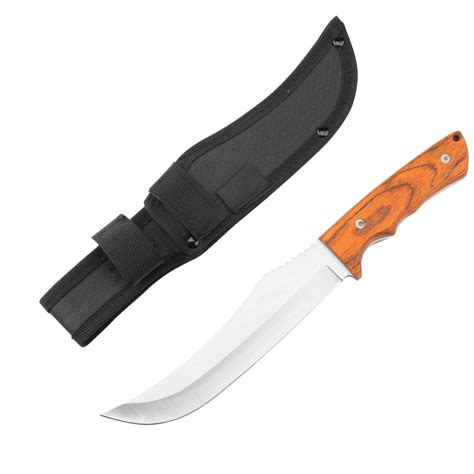 HT 8825 High Quality Wooden Handle Camping Knife Set Machetes YJ GIS