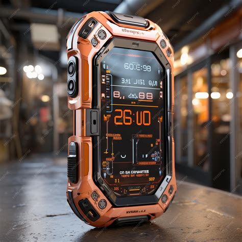 Premium Ai Image A Futuristic Cell Phone