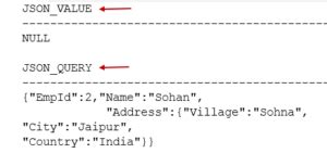 The JSON QUERY Function To Extract Objects From JSON Data
