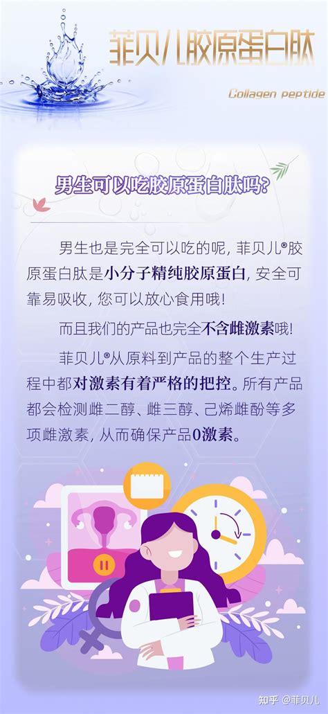 男生可以吃胶原蛋白肽吗？ 知乎