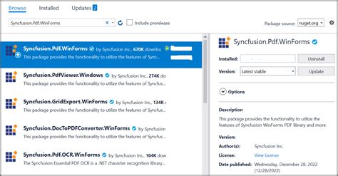 Create Or Generate Pdf File In Windows Forms Syncfusion