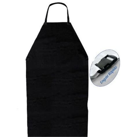 Avental Impermeável De Pvc Preto 120x070 Egs Ca 44652 9