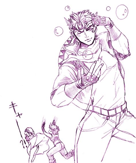 Joseph Joestar Joseph Joestar Caesar Anthonio Zeppeli And Suzi Q