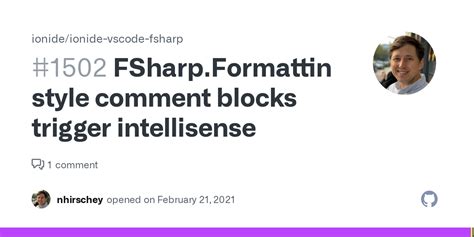 Fsharpformatting Style Comment Blocks Trigger Intellisense · Issue 1502 · Ionideionide Vscode
