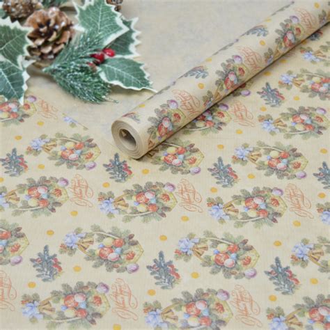 Бумага крафт Елочные корзинки