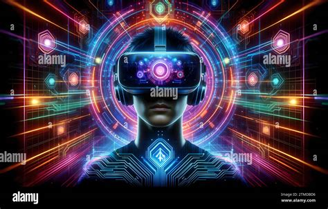 Virtual Reality Gateway To Futuristic Exploration Innovation Immersion Digital Frontier