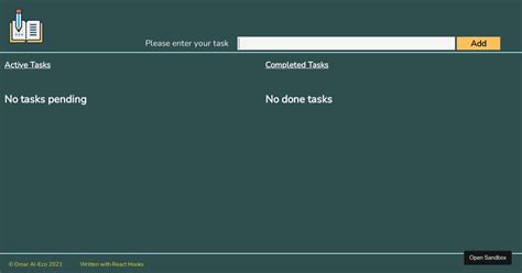 React Todo App Context21 Temp Codesandbox