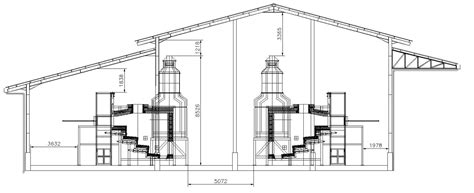 Cross Section Of The Factory Structure In Detail Autocad 2d Drawing Cad File Dwg File Cadbull