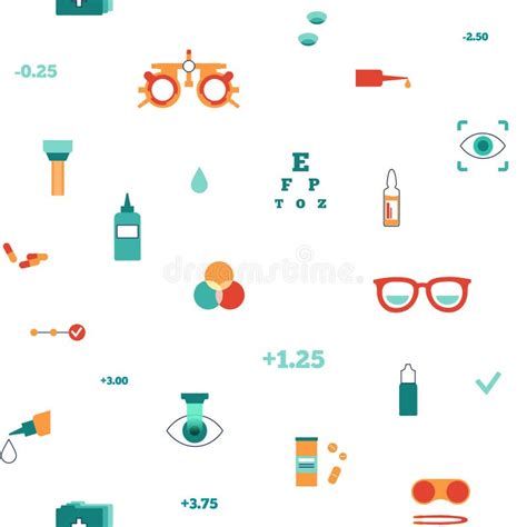 Eyesight Examination Pattern Stock Illustration Illustration Of