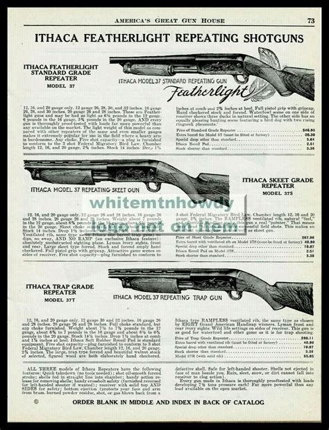 Ithaca Model 37 Featherlite Shotgun