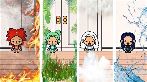 Quadruplets With Elements Separated At Birth Fire Water Air Earth