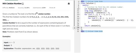 Bhavin Bhatia On Linkedin 50daysofcode Catalannumbers Dynamicprogramming Mathematicalformulas
