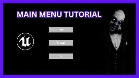 How To Create A Main Menu In Unreal Engine 5 Youtube