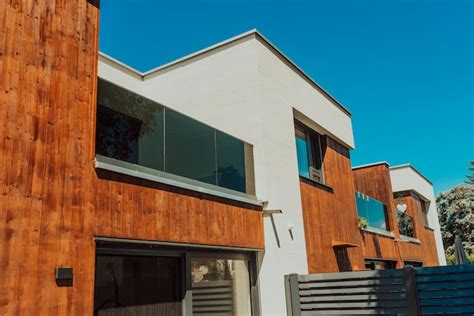 Современный роскошный дом с умными технологиями Концепция умного дома Премиум фото