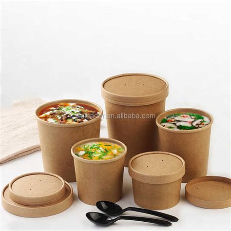 Eco Friendly Soup Containers Biodegradable And Disposable