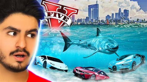 🌊پیدا کردن ماشین های مخفی شده زیر دریا در جی تی ای وی Youtube