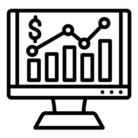 Premium Vector Vector Design Market Analysis Icon Style