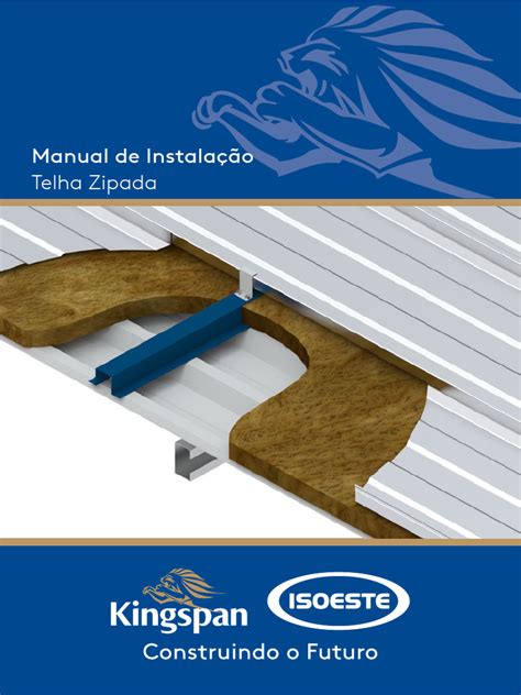 Kingspan Isoeste Zipada Manual De Instalação Pt Br Download Grátis Pdf Brasil Engenharia Civil