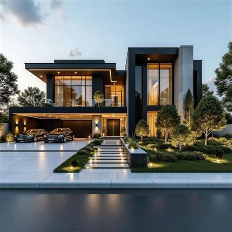 House With Big Garage Luxury Homes With Garages Modern House Design