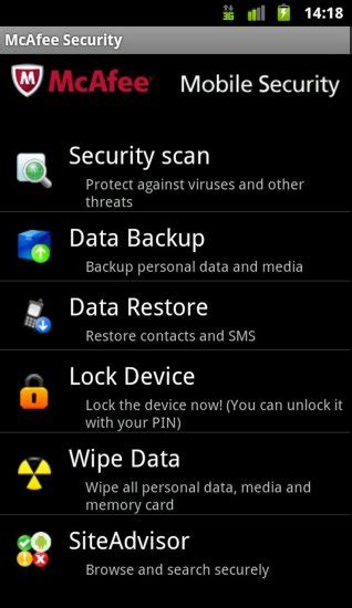 Mcafee Mobile Security Review 2011 Pcmag Uk