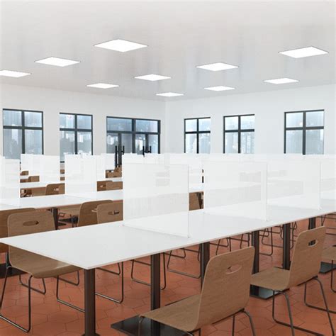 Office Classroom Desktop Table Clear Anti Droplet Vicedeal