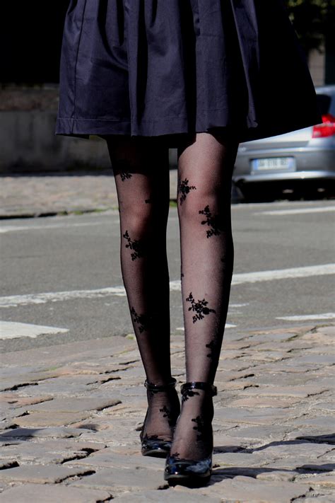 Comment Porter Le Collant à Motif Mode Rosepaillettee