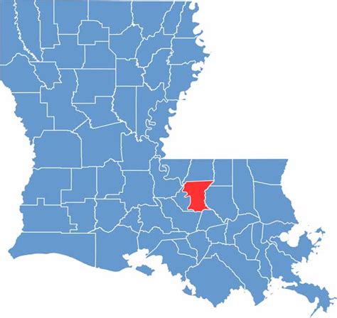East Baton Rouge Parish Map Louisiana Us County Maps