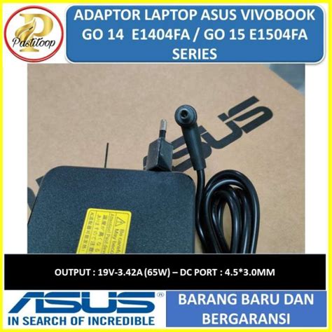 Promo 100 Produk Ori Adaptor Charger Asus Vivobook Go 14 Go 15 E1404fa