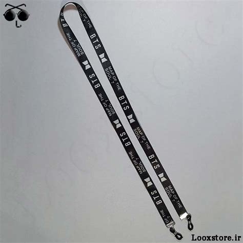 بند عینک مشکی و سفید طرح بی تی اس اکسسوری لوکس استور