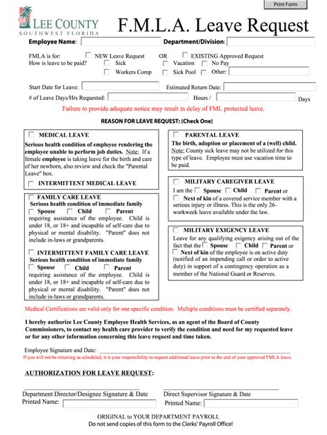 Fillable Online FMLA Is For Fax Email Print PdfFiller