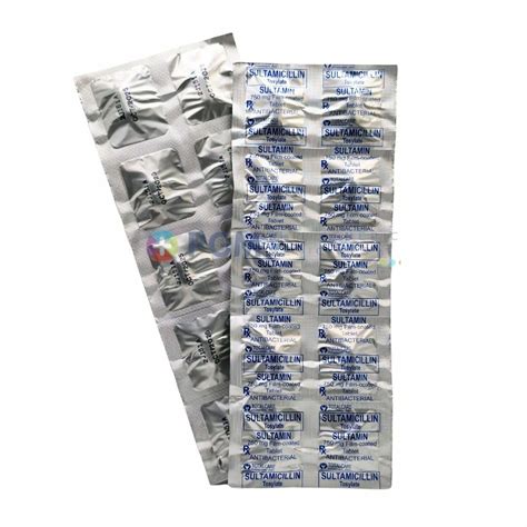 Sultamicillin Tosylate 750mg Tablets Sultamin Philippine Generic Medicines
