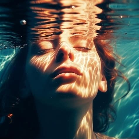 Premium Photo Beautiful Girl In Water