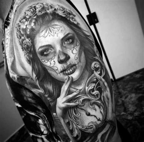 50 Amazing La Catrina Tattoo Designs For Men