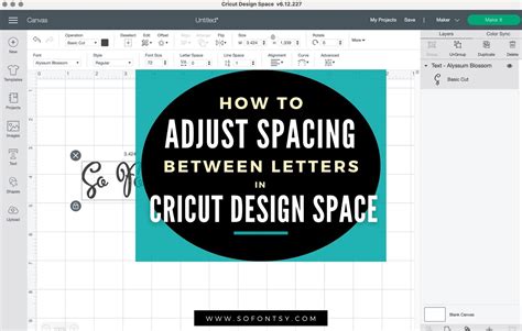 How To Easily Adjust Spacing Between Letters In Cricut Design Space Artofit