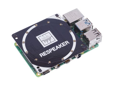 Respeaker 4 Mic Array For Raspberry Pi Ac108 Audio Codec 4 Analog