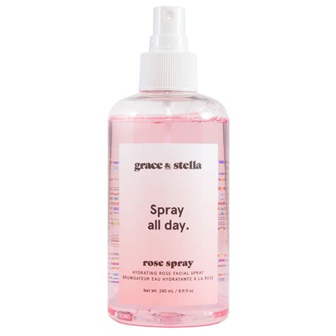 Rose Water Face Mist Spray By Grace And Stella