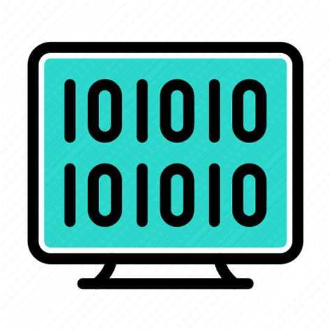 Binary Programming Screen Development Computer Icon Download On