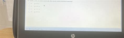 Solved Two Variables X And Y Are Related Proportionally Which