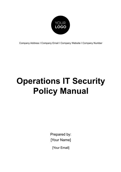 Free Policy Manual Templates To Edit Online And Print Free Policy Manual Templates To Edit Online And Print