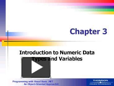 PPT Introduction To Numeric Data Types And Variables PowerPoint Presentation Free To View