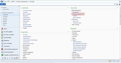 Inventory Adjustment Journal In Ax 2012 R3 Profit And Loss Journal In Old Ax Versions