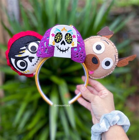 Disney Ears Coco Mickey Ears Pixar Disney Coco Sugar Skulls Dia De Los Muertos Minnie