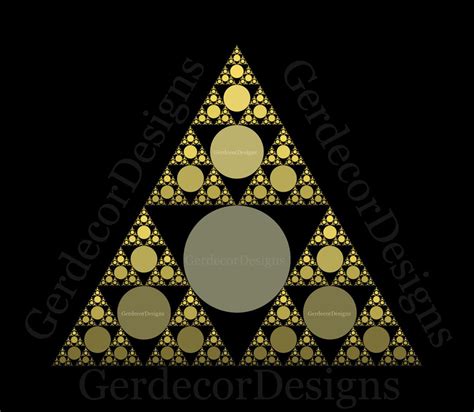 Sierpinski Triangle Inspired Digital Prints Sierpinski Fractals PNG Files Ready To