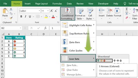 Icon Sets In Excel Conditional Formatting Examples How To Use