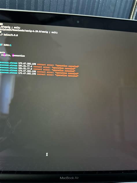 Connect Error Operation Cancelled Xmrig Rmoneromining