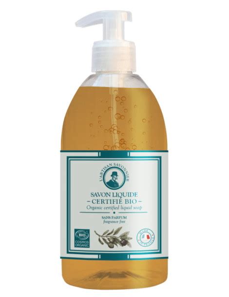 Savon Liquide Sans Parfum 500 Ml Lartisan Savonnier Base Lavante Végétale Coco Olive Abcbeauté