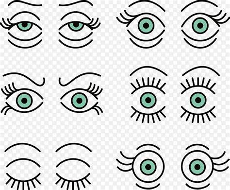 矢量简笔画个性眼睛png图片素材下载 图片编号qedzkezy 免抠素材网