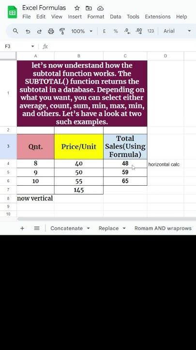 Sum Function I Sumfunction Exceltutorial Excelformulas Youtubeshorts Youtubevideo Shorts