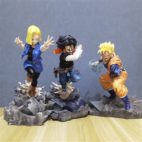 อะนิเมะ Dragon Ball Z Future Gohan Android 17 Android 18 รูปปั้น Shopee Thailand