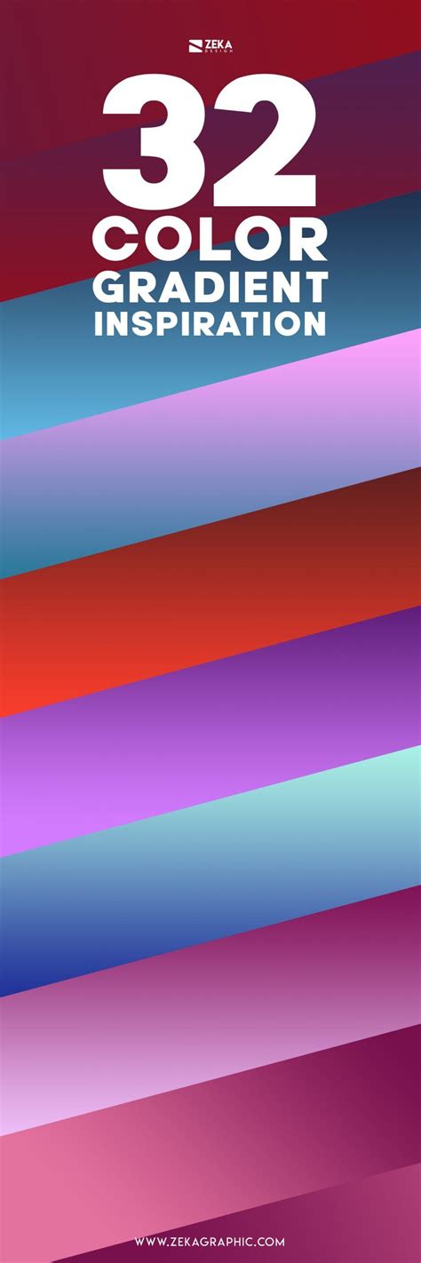 32 Beautiful Color Gradient Ideas For Graphic Design Zeka Design